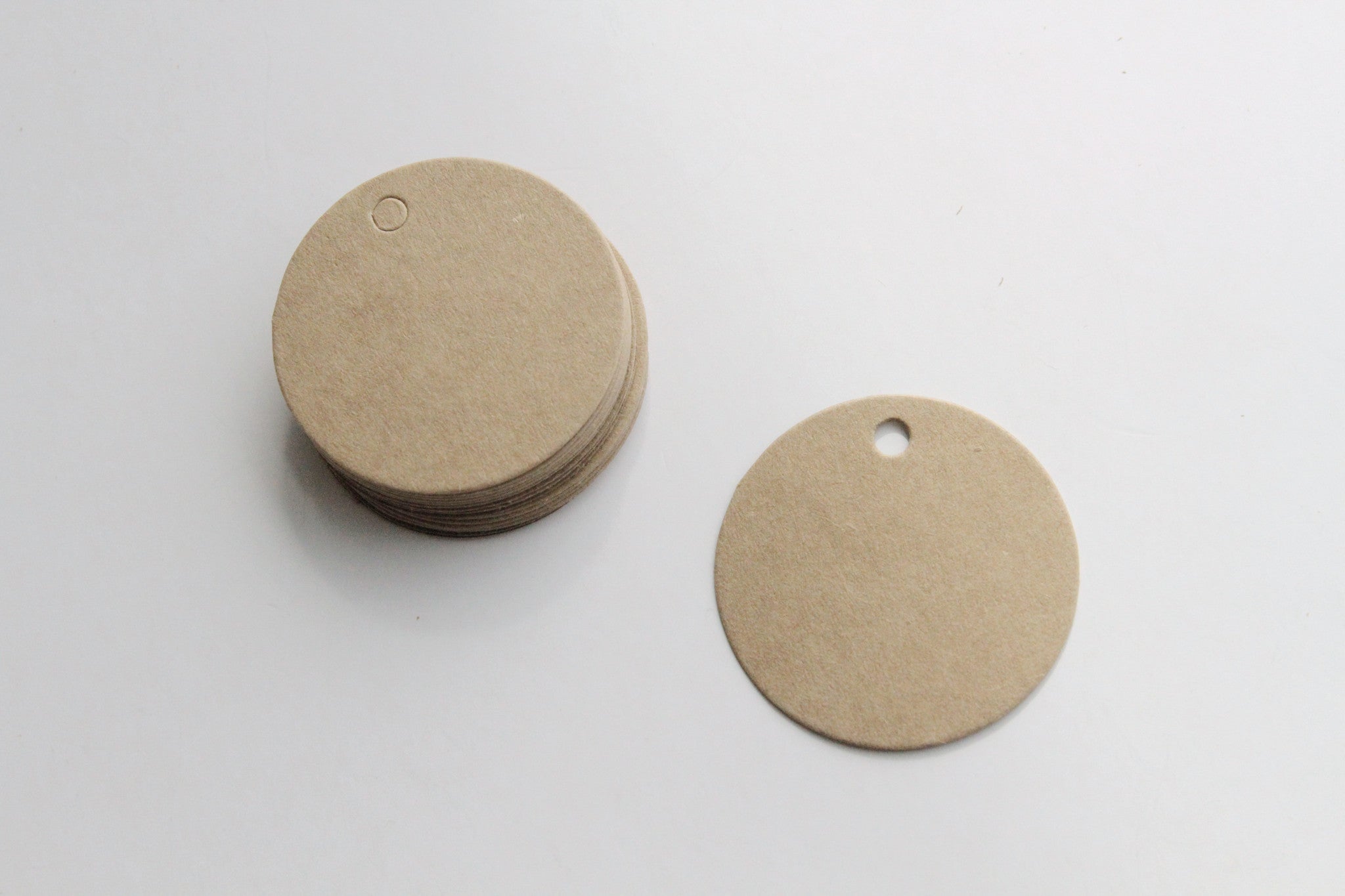 Paper Tag - Circular Shape – KEY Handmade