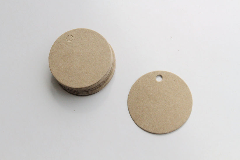 Paper Tag - Circular Shape – KEY Handmade